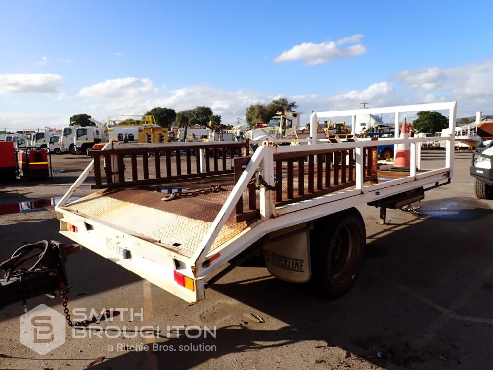 241890 - 1 - 1981 Custom Made Single Axle Pig Trailer - Smith Broughton ...