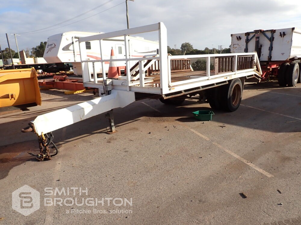 241890 - 1 - 1981 Custom Made Single Axle Pig Trailer - Smith Broughton ...